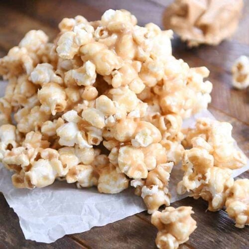 Soft and Chewy Peanut Butter Popcorn - Mel's Kitchen Cafe