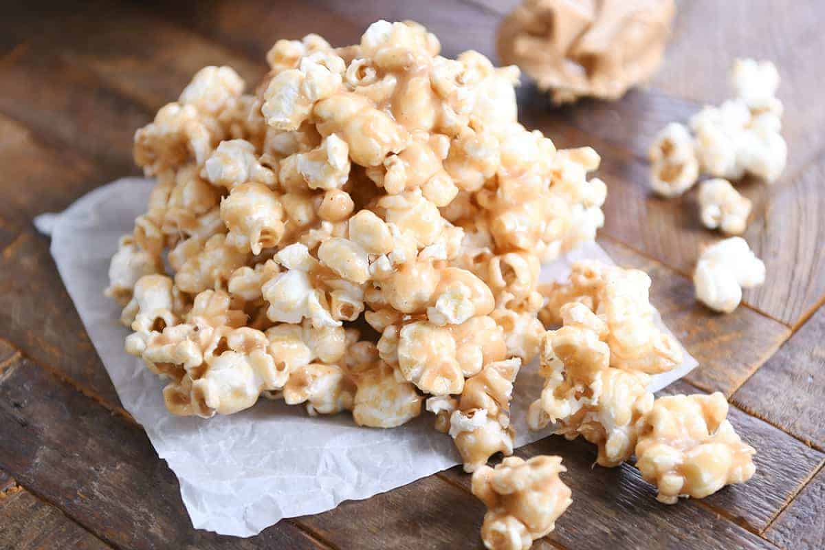 Soft and Chewy Peanut Butter Popcorn - Mel's Kitchen Cafe
