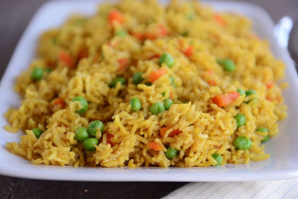 Instant Pot Indian Vegetable Rice - Mel's Kitchen Cafe