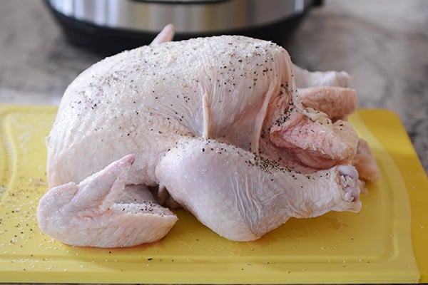 Pressure Cooker Chicken {Whole Chicken "Roasted"} | Mel's Kitchen Cafe