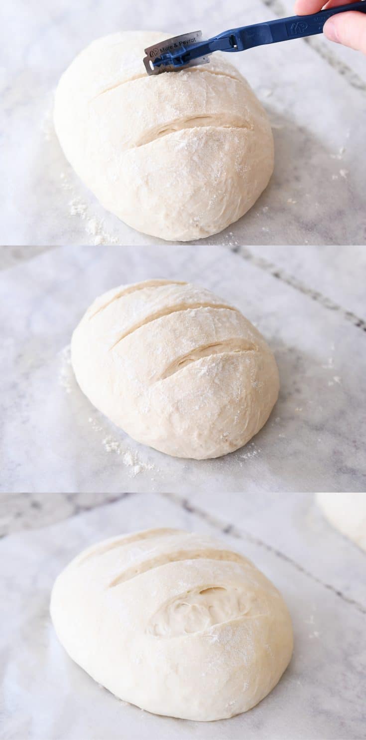 Rustic Crusty Bread Recipe {With Tutorial} | Mel's Kitchen Cafe
