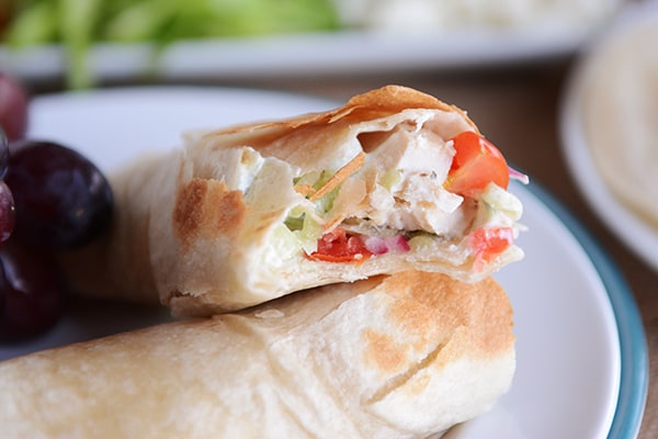 Greek Chicken Burritos {Weeknight Dinner} | Mel's Kitchen Cafe