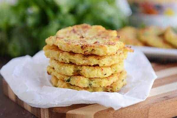 Baked Spaghetti Squash Fritters | Mel's Kitchen Cafe