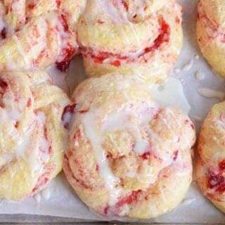 Overnight Strawberry Cream Cheese Sweet Rolls | Mel's Kitchen Cafe