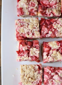 Delicious Strawberry Shortcake Bars | Mel's Kitchen Cafe