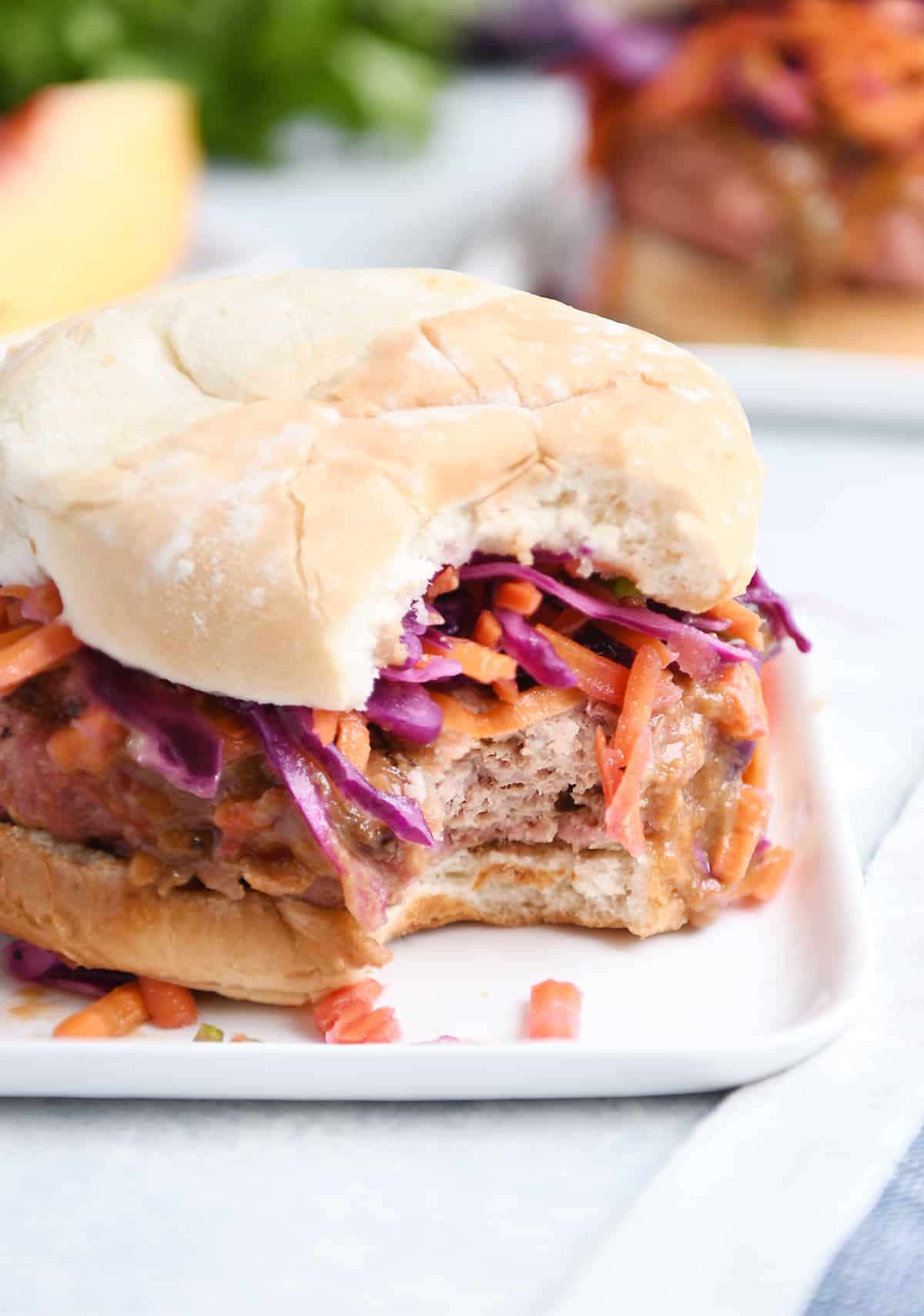 Easy Thai Burgers with Peanut Sauce | Mel's Kitchen Cafe