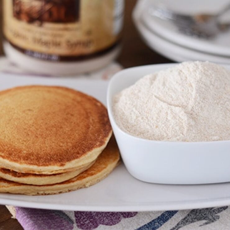 Whole Wheat Make-Ahead Pancake Mix | Mel's Kitchen Cafe